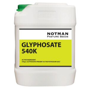 Glyphosate 540K Herbicide - Notman Pasture Seeds Australia