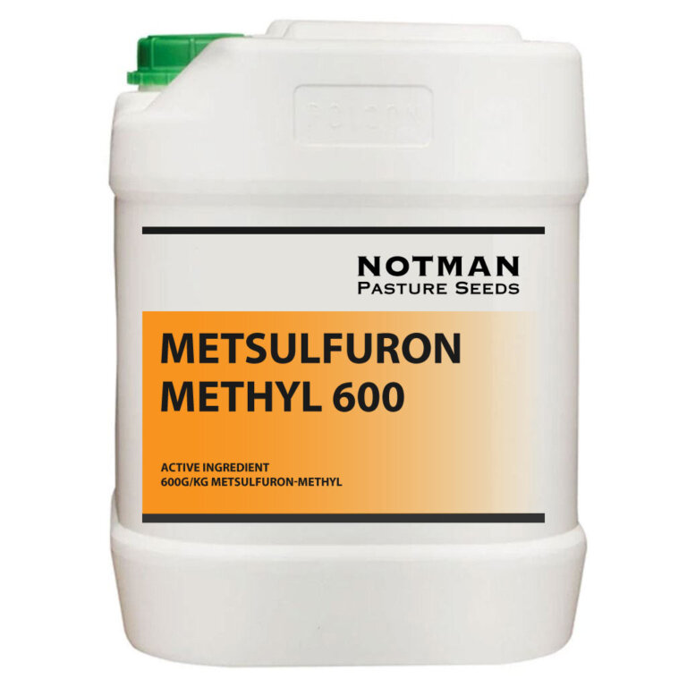 Metsulfuron Methyl 600 WG - Notman Pasture Seeds Australia