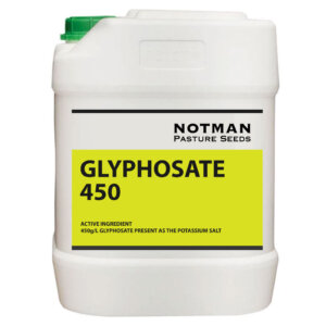 Glyphosate 450 Herbicide - Notman Pasture Seeds Australia